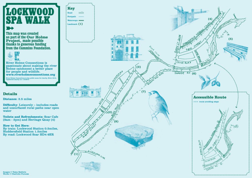 Lockwood Spa Walk - River Holme Connections